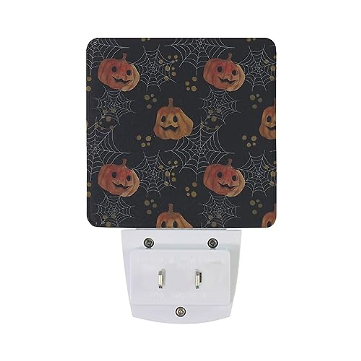 JSTEL Halloween Pumpkin Night Light Plug in Wall Decorative,Halloween Nightlights with Auto Dusk to Dawn Sensor, Halloween Night Lights Plug into Wall with Light Sensor,1