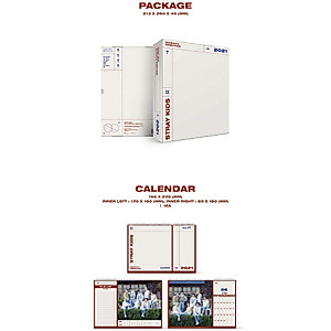 Stray Kids 2021 Seasons Greetings (Incl. Package, Calendar, Diary, Post Card Book, Photocard Set, Roll Sticker, Book Mark Set, Ball Pen, Poster Calendar, Random Instant Photocard)
