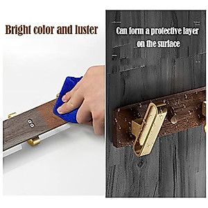 Coat Hooks Wall Mounted Coat Rack with 4/5 /6 Metal Hook Modern Luxury Coat Hangers for Wall Decorative Entryway Hall Bathroom,Wood Long Rack for Hat Towel Robes Purse (Size : 6 Hooks)