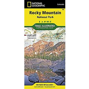 Rocky Mountain National Park (National Geographic Trails Illustrated Map)