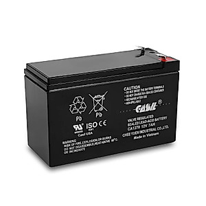 Casil CA1270 12V 7AH Battery for Alarm System - First Alert ADT Battery Replacement, High Capacity Lead Acid Alarm Battery, Ideal for Home Alarm System, Fire Alarm, First Alert, ADT Panel (1 Pack)