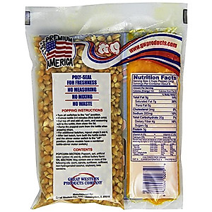 Great Western Premium America Dual Pack Popcorn, 10.6 Ounce (Pack of 24)