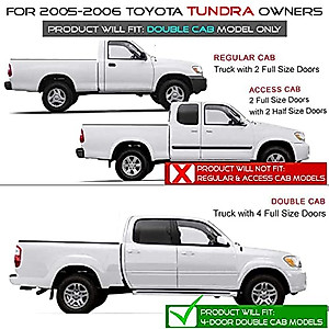 ACANII - For 2005-2006 Toyota Tundra 05-07 Sequoia Double | Crew Cab Headlights Headlamps w/Corner Lamps Set Left+Right