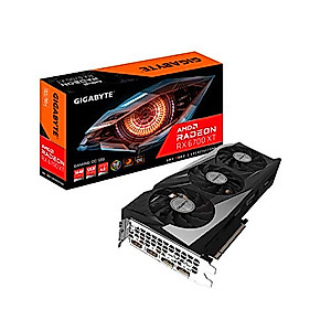 GIGABYTE Radeon RX 6700 XT Gaming OC 12G Graphics Card, WINDFORCE 3X Cooling System, 12GB 192-bit GDDR6, GV-R67XTGAMING OC-12GD Video Card