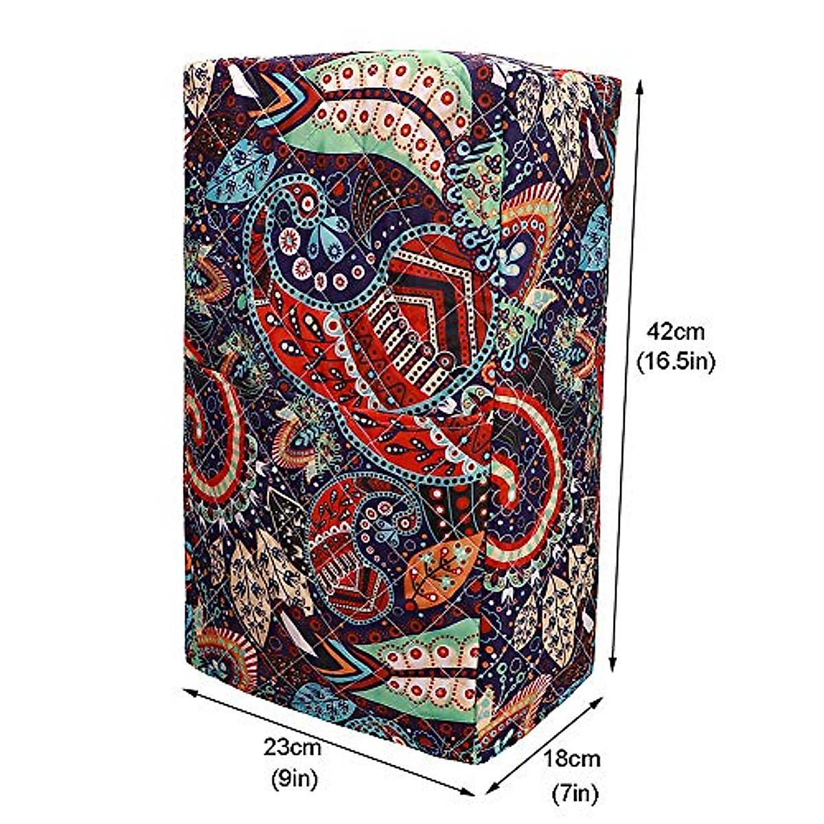 Smart Blender Cover,Food Processor Dust Cover, Large Size 9”Lx7”Wx16.5”H, Diamond Collection Kitchen Appliance Case With One Big Pockets, Year Around Protection For Appliances (Mandala)