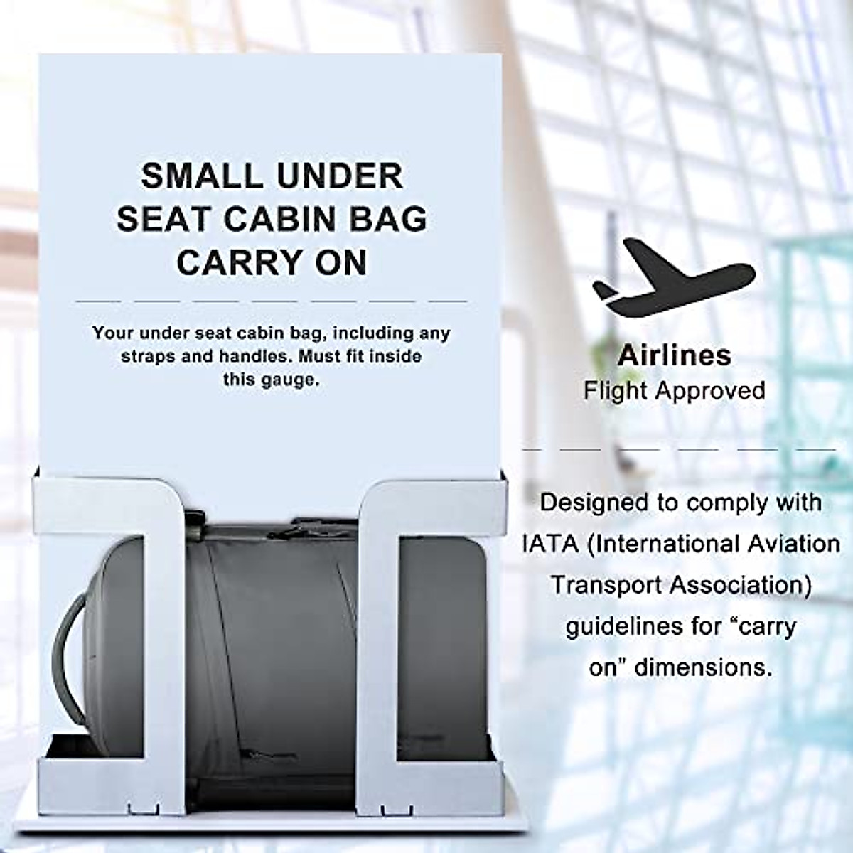 HOMIEE Carry On Bag, Travel Backpack Flight Approved Personal Item Size, Waterproof Luggage Daypack Lightweight Weekender Bag Business Backpack Fits 15.6 Inch Laptop, Grey