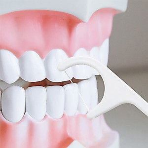 Fresh Clean Floss Picks, for Extra Tight Teeth,Easy to Carry,10 Pack with Travel Case,Prevent Tooth Decay & Gum Disease