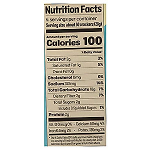 From The Ground Up, Cauliflower Crackers Sea Salt, 4 Ounce