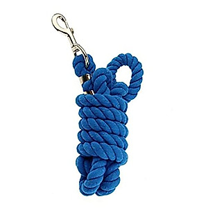 N/A Horse Lead Rope Braided Rope Thick Cotton Horse Rope Color Three-Strand Pull Horse Rope Men’s Equestrian Gift (Color : Blue)
