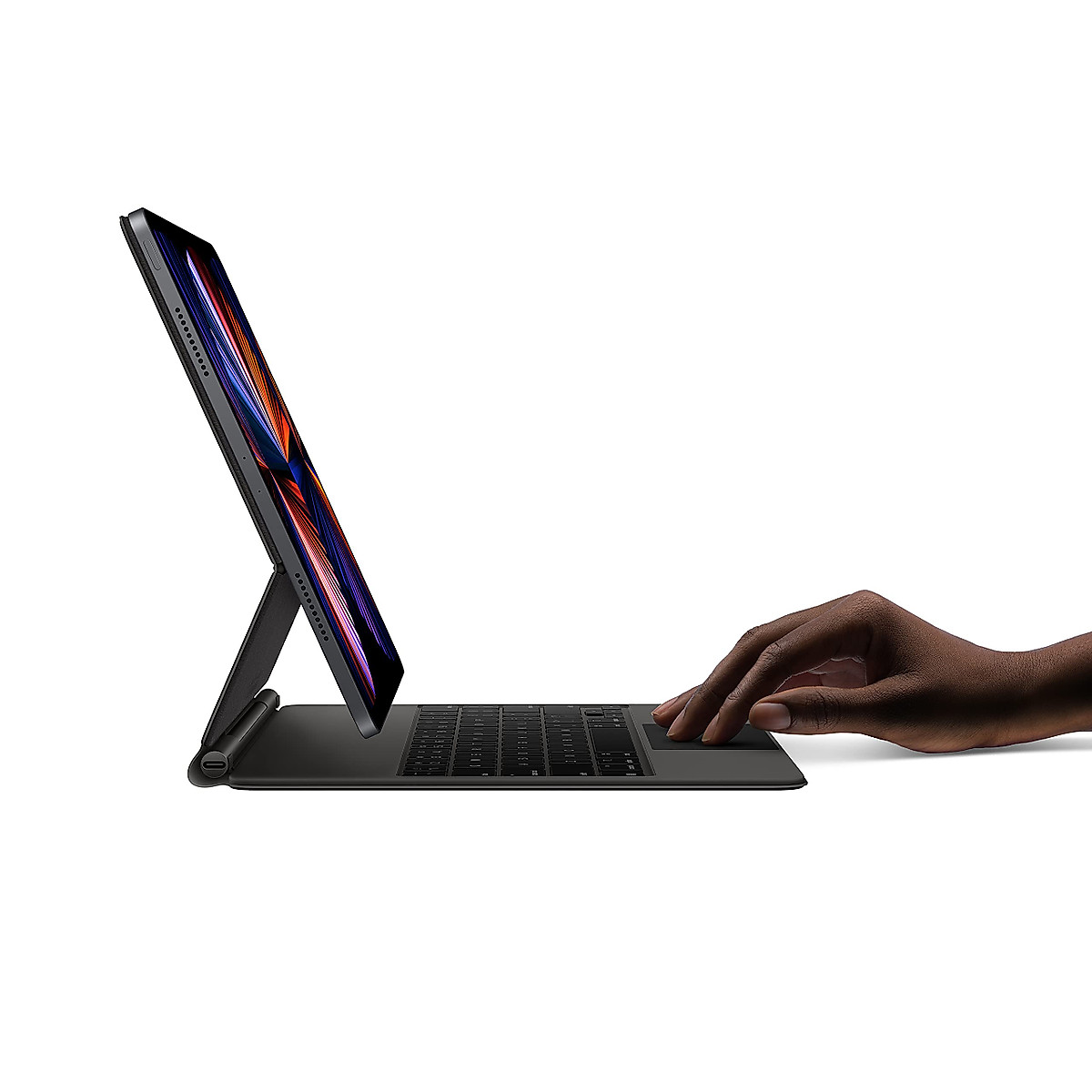 Apple Magic Keyboard: iPad Keyboard and case for iPad Pro 12.9 inch (3rd, 4th, 5th and 6th gen) and iPad Air (M2), Great Typing Experience, Built-in trackpad, US English - Black