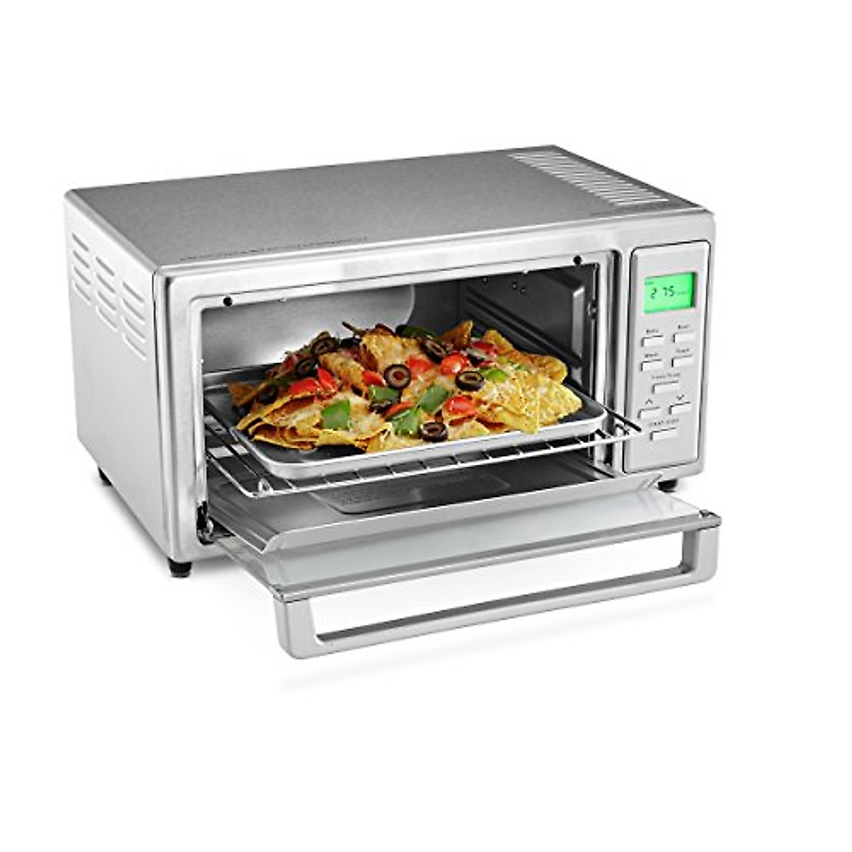 Kenmore 83521 4-slice Toaster Oven in Stainless Steel with Pizza Stone