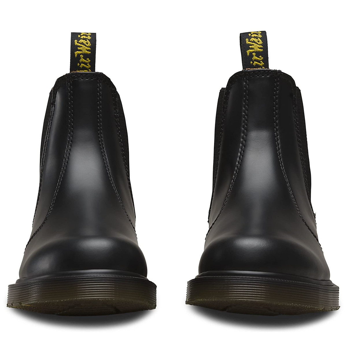 Dr. Martens Women's Leonore Burnished Wyoming Leather Boot, Black, 3 Medium UK (5 US)