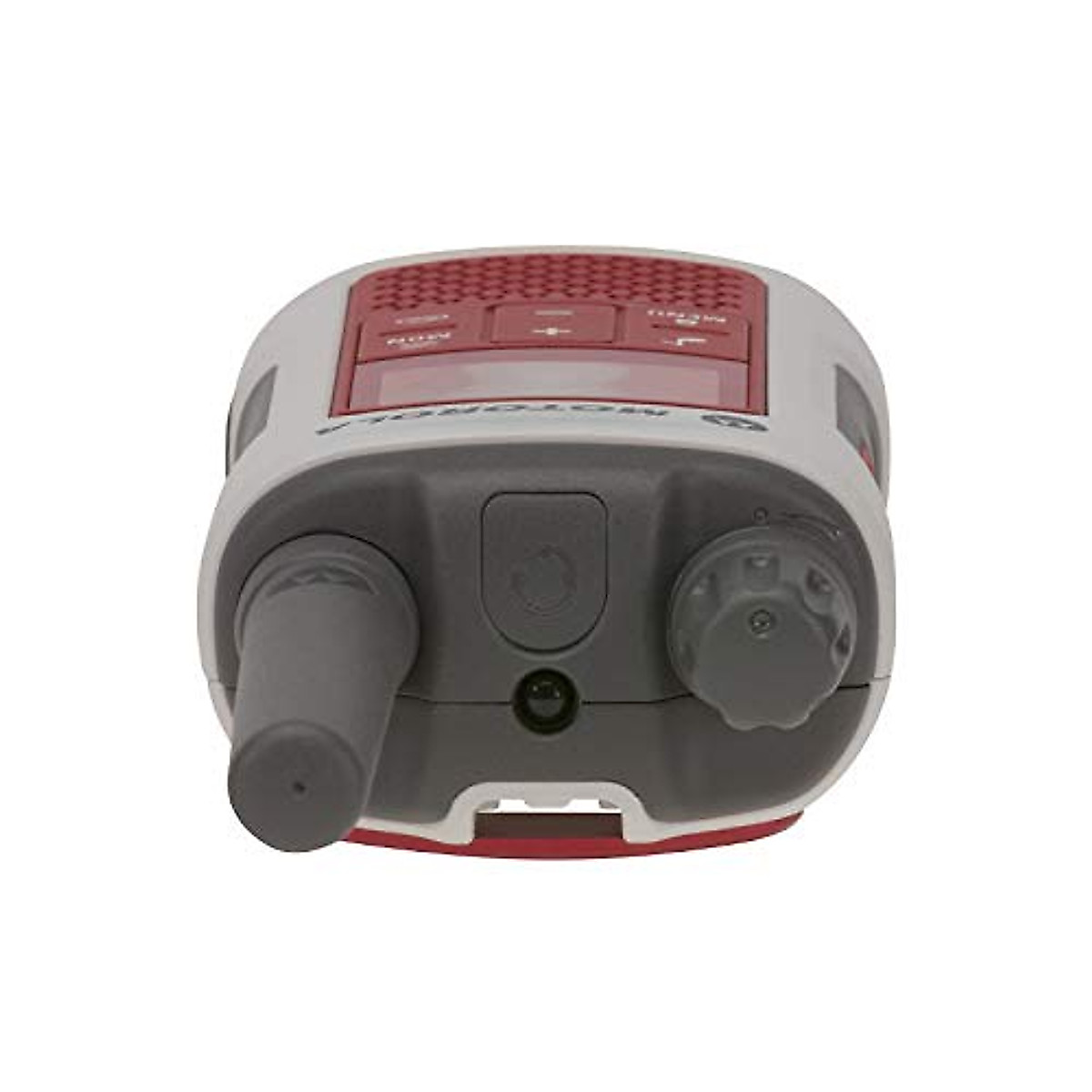 Motorola Solutions, Portable FRS, T482, Talkabout, Two-Way Radios, Red Cross, Emergency Preparedness, Rechargeable, 22 Channel, 35 Mile, White W/Red, 2 Pack