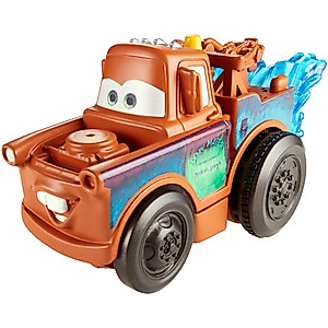 Disney Cars Toys Mega Bloks First Builders Big Building Bag with Big Building Blocks, Building Toys for Toddlers (80 Pieces)