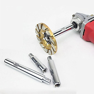 Angle Grinder Extension Shaft, M14 Connecting Rod 3Pcs Set for Polishing Machine (75mm 100mm 140mm)