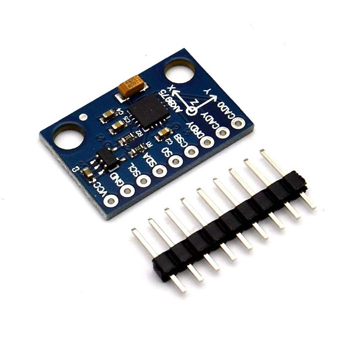 HiLetgo 2pcs AK8975 3-Axis Accelerometer Gyroscope Compass Sensor High Precison Compass Sensor Module IIC I2C SPI 3-5V