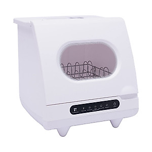 Countertop Dishwasher Mini Countertop Dishwasher 5 Washing Programs Portable Dish Washing Machine 360° Rotating Spray Freestanding Dish Washing For Apartments Dorms