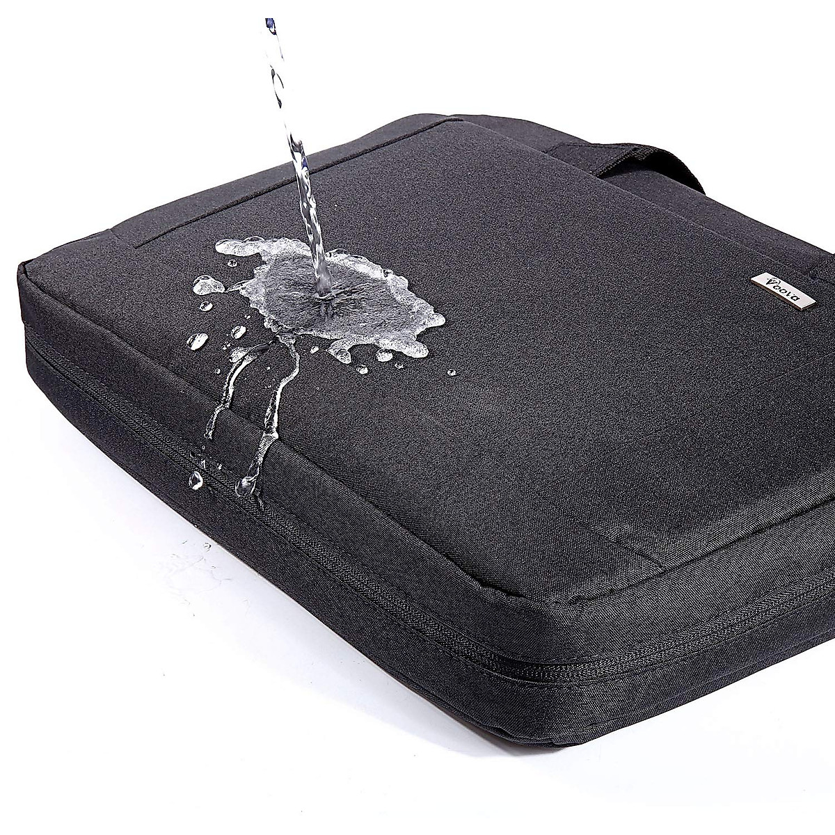 Voova 17 17.3 Inch Laptop Bag Briefcase, Expandable Multi-function Shoulder Messenger Bag, Waterproof Computer Carrying Case with Organizer Pocket for Men Women, Business Travel College School