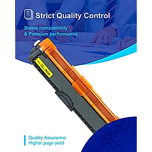 INUDIO Compatible Toner Cartridge Replacement for Brother TN221 TN225 Compatible with MFC-9130CW HL-3170CDW HL-3140CW HL-3180CDW MFC-9330CDW (1 Black, 1 Cyan, 1 Magenta, 1 Yellow)