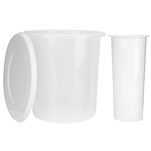 Clear Reusable Shaved Ice Cup for Ice Bucket Refillable Making Model with Lid Champagne Bucket Ice