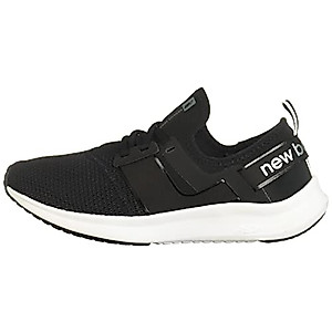 New Balance Women's FuelCore Nergize Sport V1 Sneaker, Black/White, 8