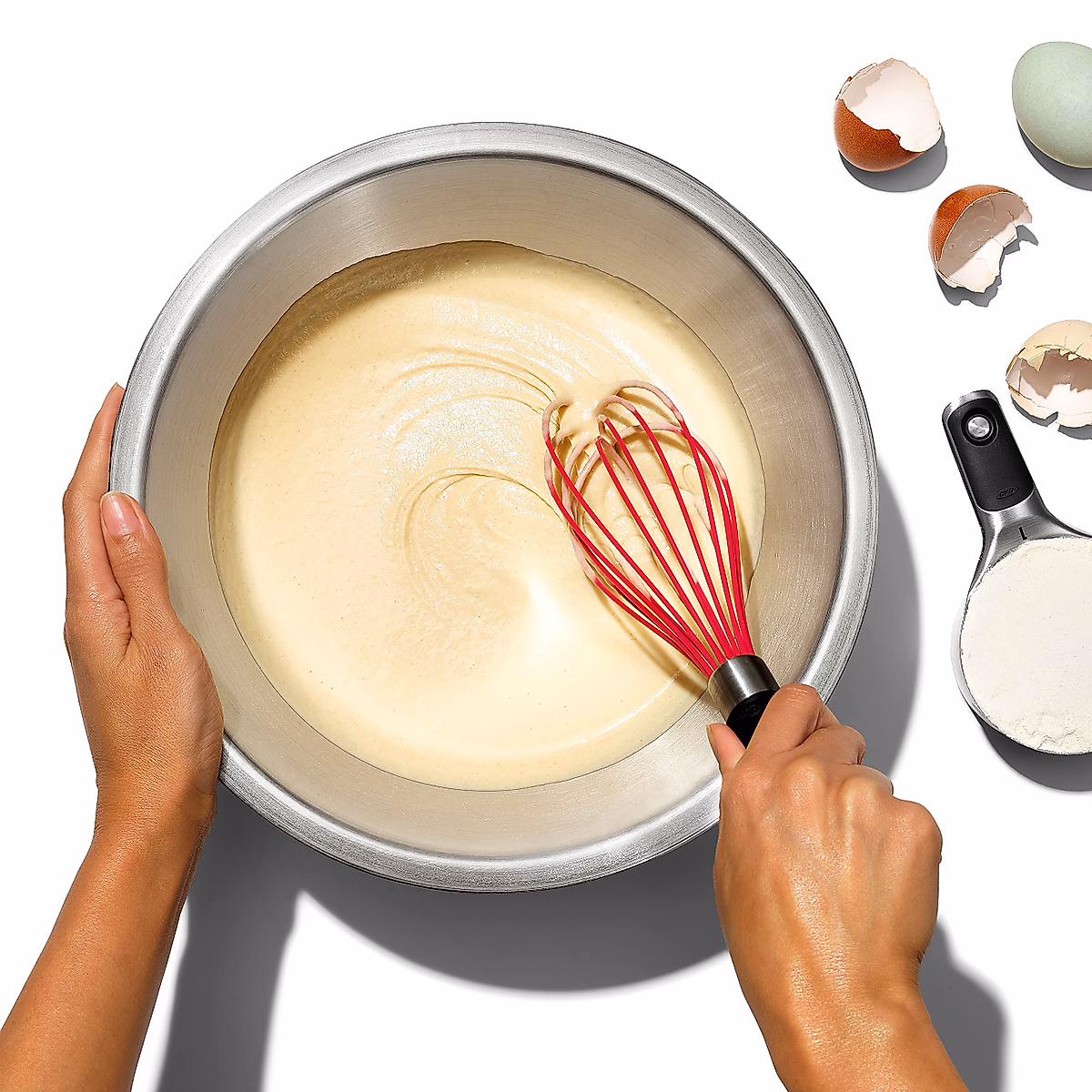 OXO Good Grips 2-Piece Silicone Whisk Set