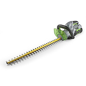 EGO Power+ HT2400 56V 2.5Ah Lithium-Ion Cordless Hedge Trimmer with Battery & Charger Kit, 24", Black