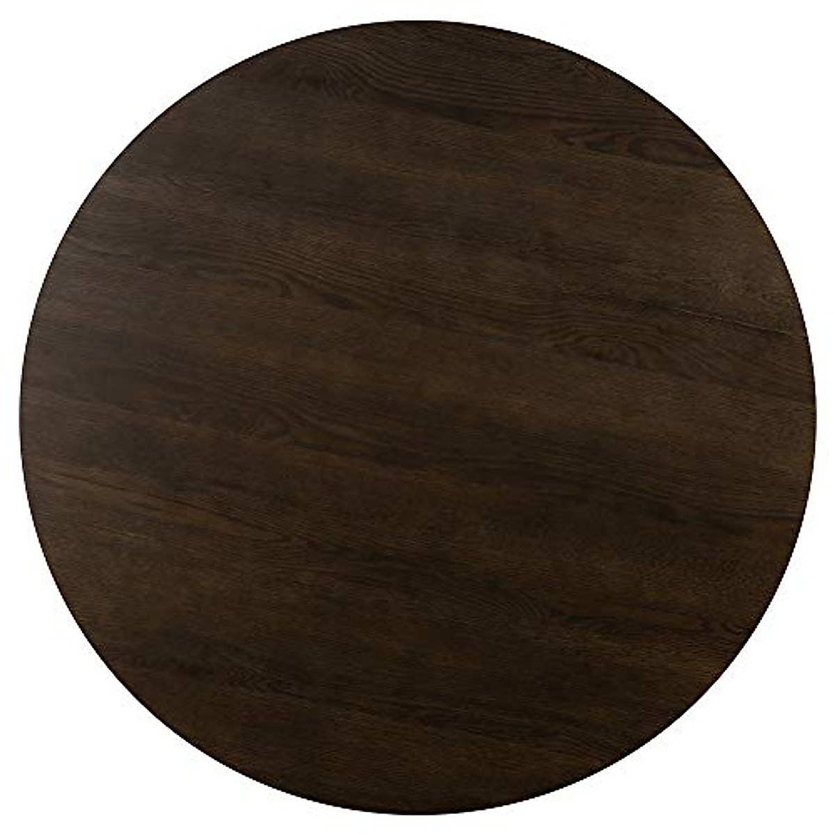 Gatsby Oak Wood and Metal Dining Room Kitchen Table, 55" Wide