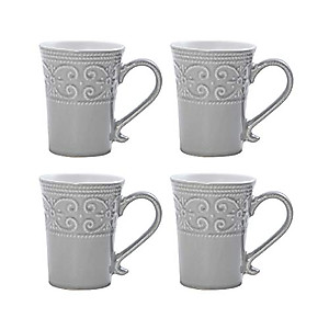 Pfaltzgraff Abby 16-Piece Dinnerware Set, gray