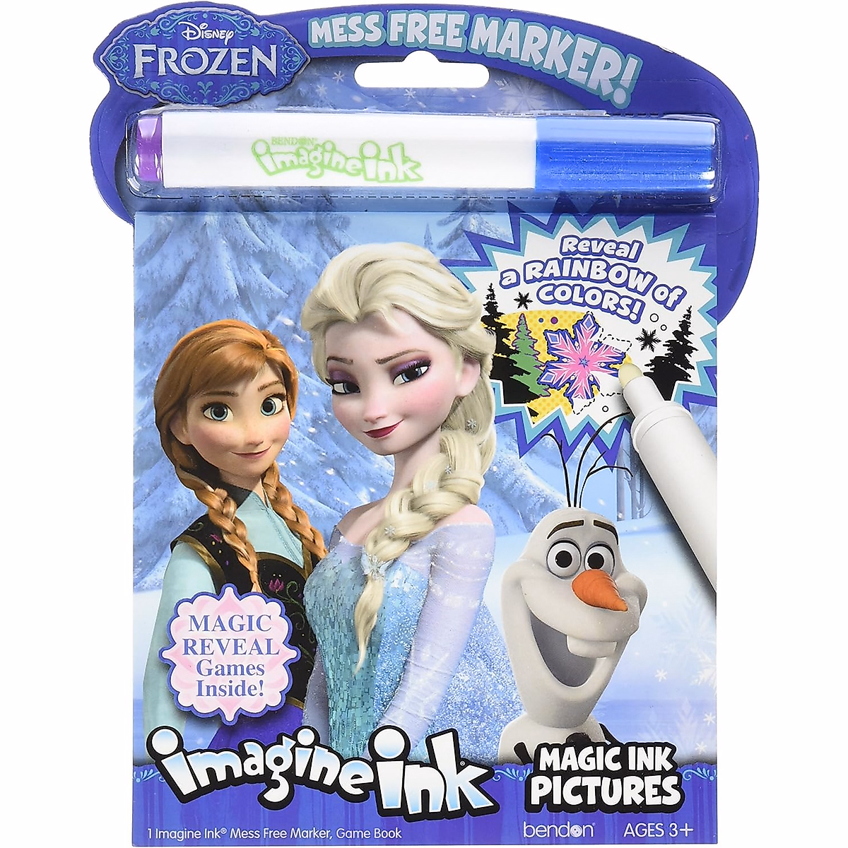 Disney Frozen Imagine Ink Magic Ink Pictures Bendon 10988