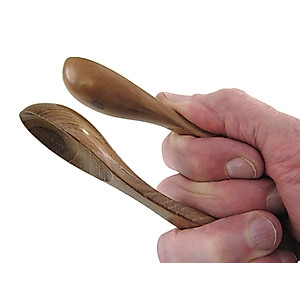Pea Patch Teak Musical Spoons, Mini - w/free instruction booklet