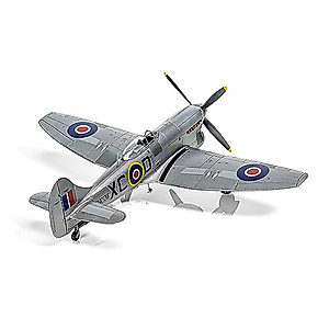Airfix Model Airplane Kit Gift Set - A02110 Hawker Tempest Mk.V Post War, Plastic Plane Model Kits for Adults & Kids 14+, Skill Level 2, 1:72 Scale WW2 Military Aircraft Models for Beginners