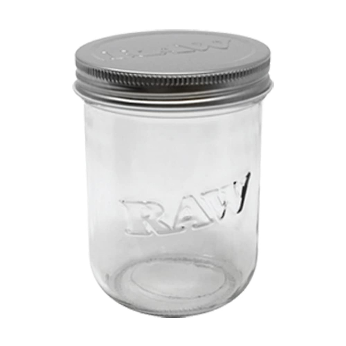 RAW Smell-Proof Jar & Cozy w/Lock (16oz), Black, 16 Ounce