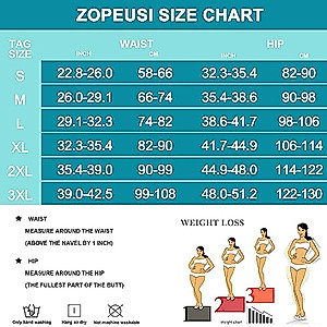 ZOPEUSI Women Waist Trainer Panties Butt Lifter Shapewear High Waist Double Tummy Control Shorts Slim Body Shaper… Black