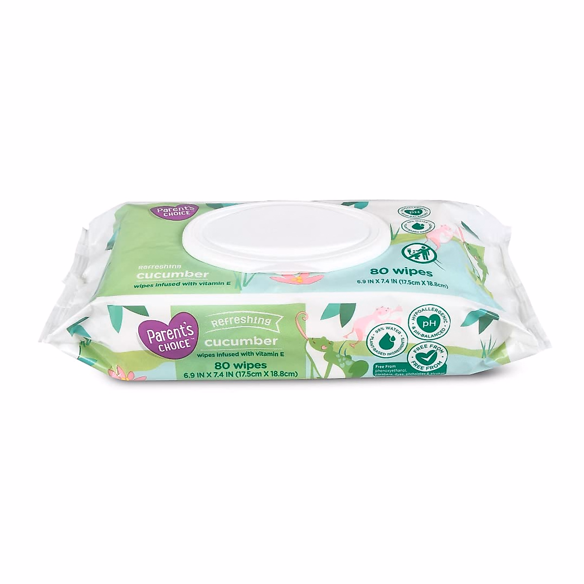 Parent's Choice Baby Wipes Refreshing Cucumber 240 Ct w/ Aloe