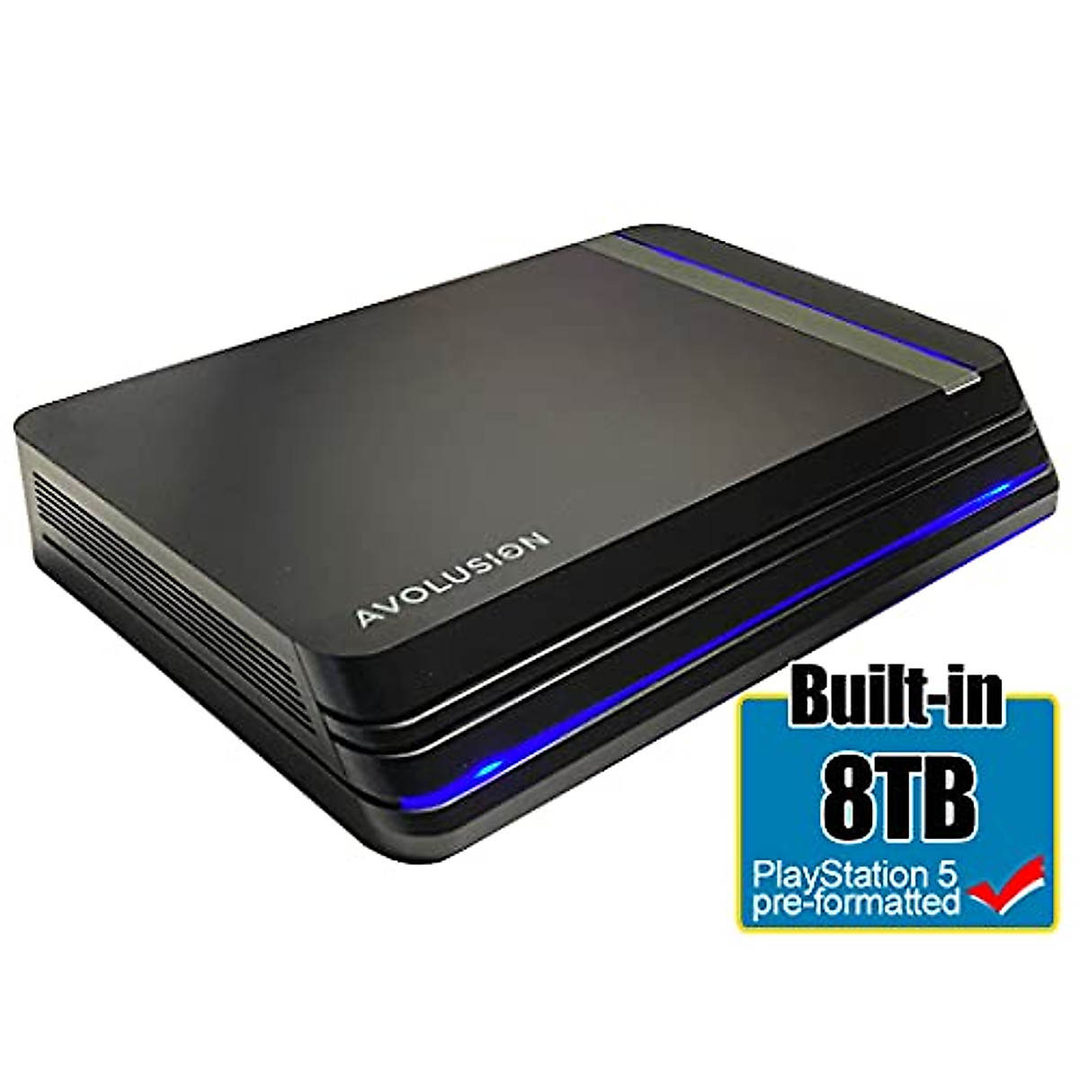 Avolusion HDDGEAR PRO X 8TB USB 3.0 External Gaming Hard Drive for PS5 Game Console - 2 Year Warranty