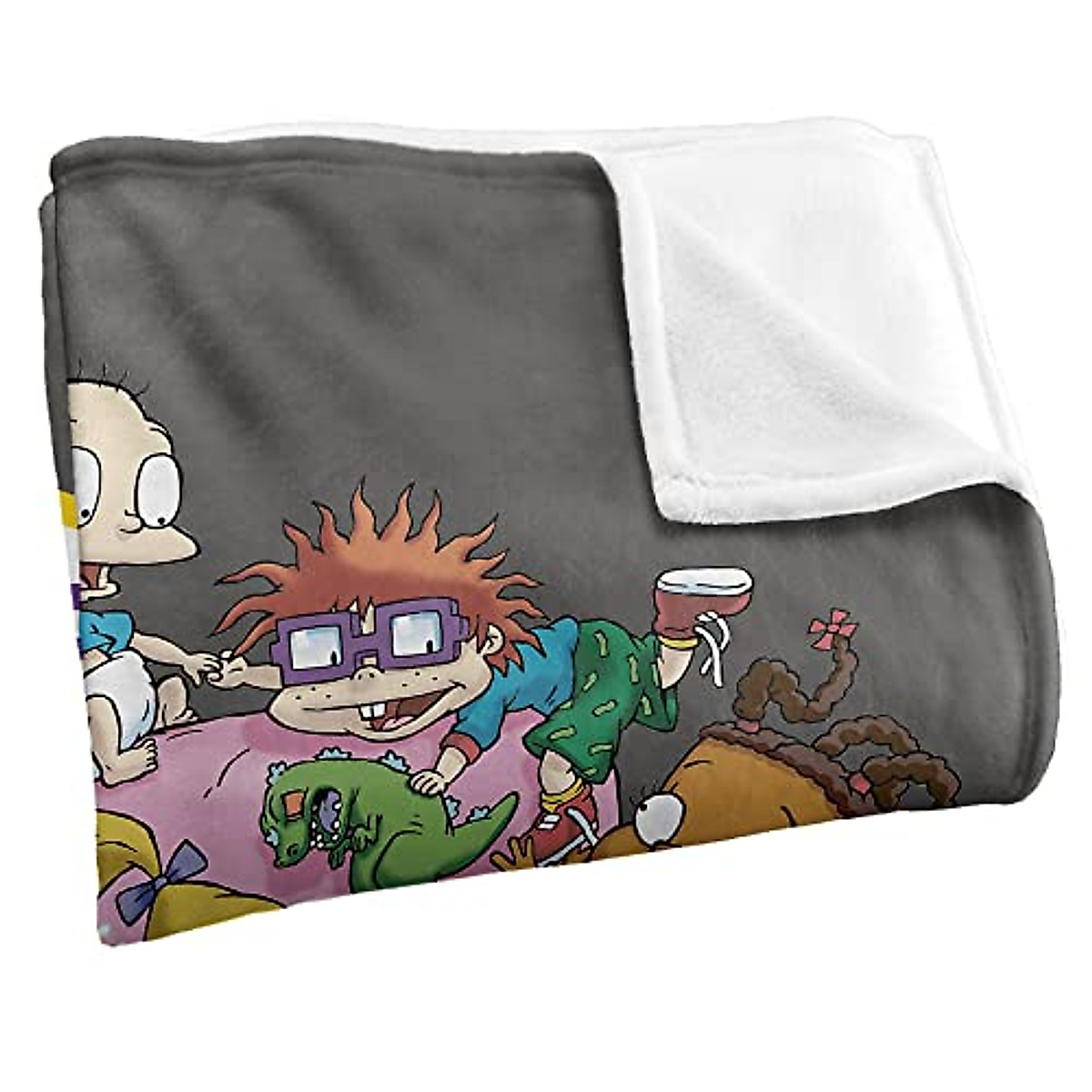 Rugrats Blanket, 36"x58" Rugrats Chair Silky Touch Super Soft Throw Blanket