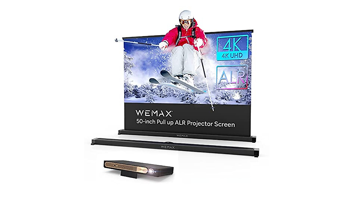 WEMAX Go Advanced Laser Portable Projector - 1080P, 600 ANSI Lumens