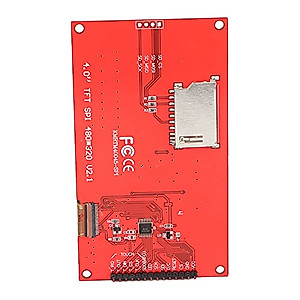 Jopwkuin TFT LCD Touch Screen Display, Optional Touch Function 480x320 HD ILI9488 Driver SPI Serial TFT LCD Display Module 14pin for Industry