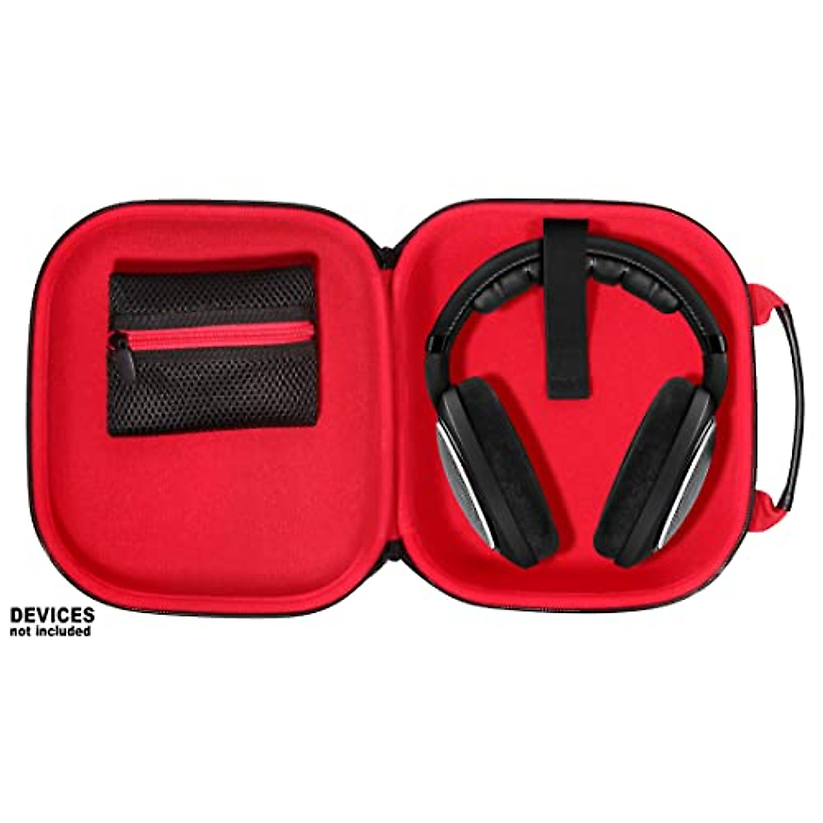 Headphone Carrying Case for Sennheiser HD598,HD558,HD555,HD515; Sony v700dj, 7509hd, 7506, XB-950AP; AKG K553pro, K514, K512, K511, K540,K77, DENON AH-5000, Pioneer HDJ-2000, Philips Fidelio L1