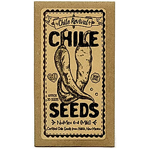 Hatch Chile Seeds from Chile Revival - Qty 80 (4 Pack-One of Each Heat Level)