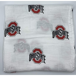 The Ohio State University Muslin Swaddle Blanket 47x47in