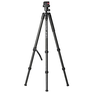 BOG DeathGrip Infinite Carbon Fiber Tripod with Heavy Duty Construction, 360 Degree Ball Head, Quick-Release Arca-Swiss Mount System, and Optics Plate for Hunting, Shooting, Glassing, and Outdoors