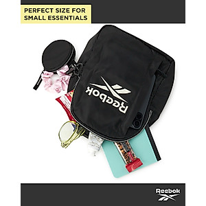 Reebok Women's Backpack - Sydney Lightweight Mini Shoulder Purse - Casual Gym Bag for Kids, Teens, and Adults, Size One Size, Deep Quartz