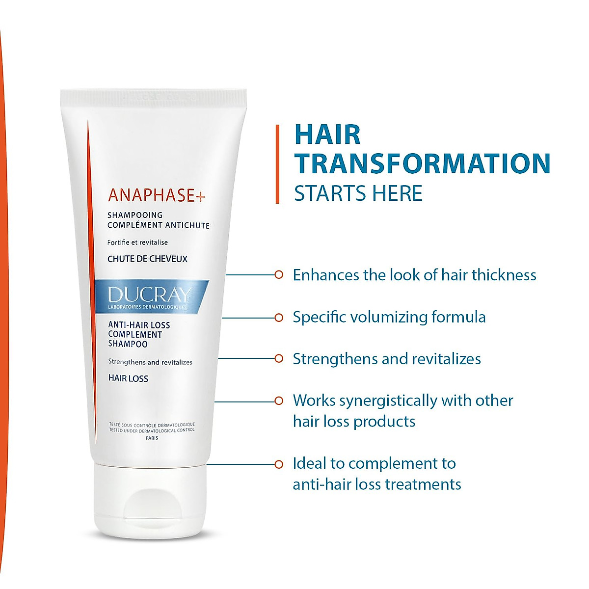 Ducray Anaphase+ Strengthening Shampoo, 6.7 Fl. Oz.