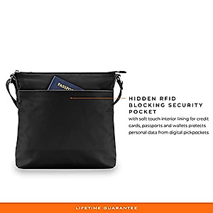 Briggs & Riley Rhapsody-Cross Body Bag, Black, One Size
