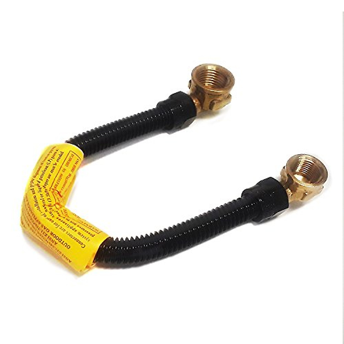 Peterson Real Fyre Golden Flame Gas Log 12 inch Flexible Connection Kit (Whistle Free)