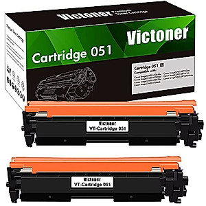 051 Black Toner Cartridge 2-Pack Compatible Replacement for Canon 051 051H CRG051 for Canon imageCLASS MF269dw MF267dw MF264dw MF266dn MF263dn LBP162dw LBP161dn LBP1692dwkg Printer