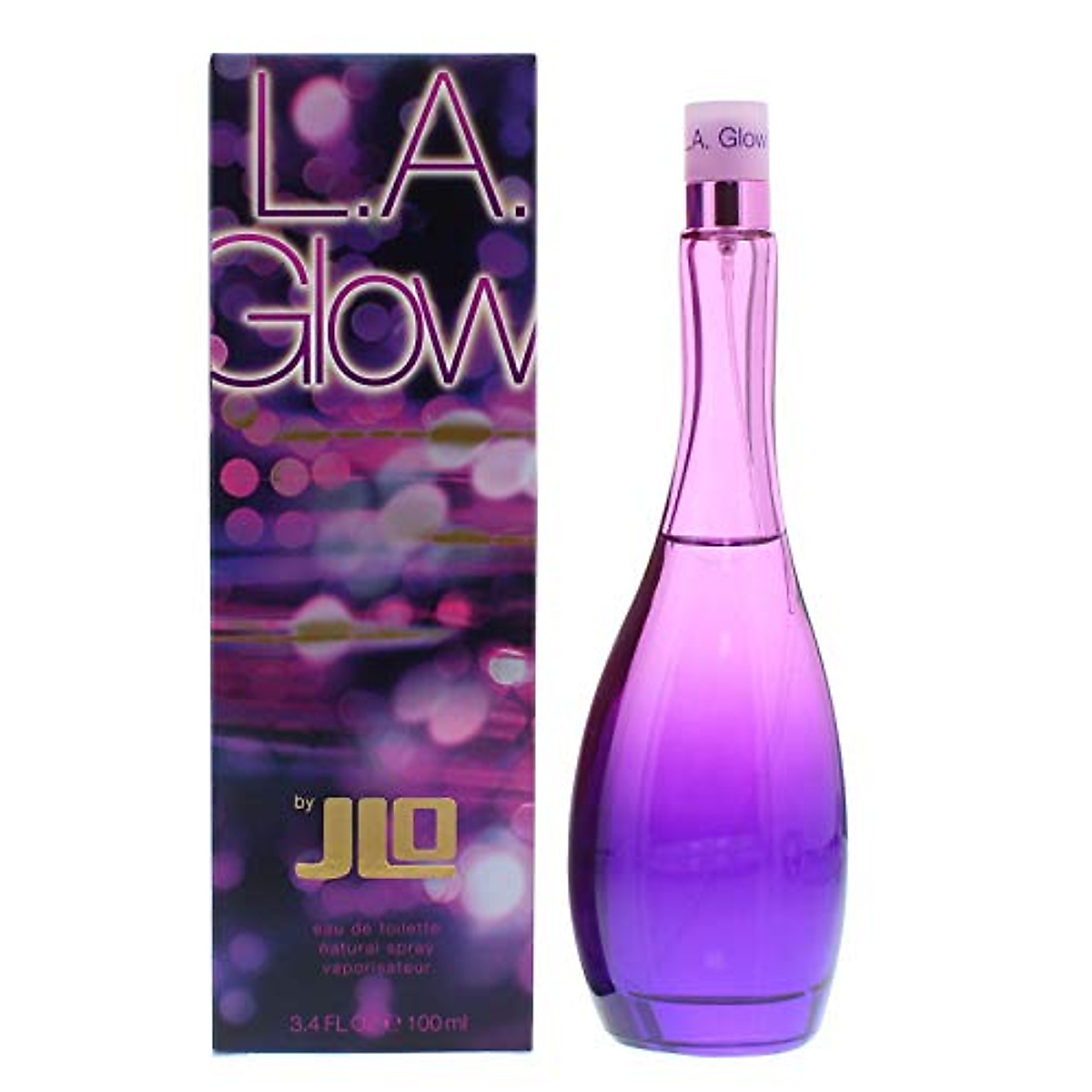 jennifer lopez LA Glow Eau De Toilette Spray, 3.4 Ounce