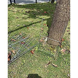 5 Pack Yard Sign Stakes Metal,18'' x 7'' H Frames Yard Stakes for Signs silver